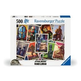 RAVENSBURGER VERLAG Erwachsenenpuzzle 500 Teile - Star Wars The Mandalorian - Auf der Suche nach dem...