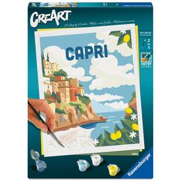 RAVENSBURGER VERLAG CreArt, Malen nach Zahlen Adults Trend - Capri
