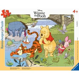 RAVENSBURGER VERLAG Ravensburger Kinderpuzzle 05671 - Mit Winnie Puuh die Natur entdecken - 47 Teile...