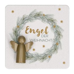 Engelfigur aus Metall - Engel der Weihnacht