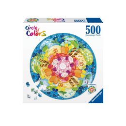 RAVENSBURGER VERLAG Ravensburger Puzzle 17348 - Circle of Colors Ice Cream - 500 Teile Rundpuzzle f&uuml;...