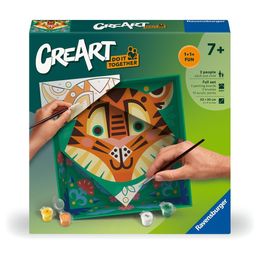 RAVENSBURGER VERLAG CreArt, Malen nach Zahlen Do it together - Tiger