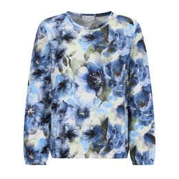 Damen-Sweatshirt &raquo;Aquarellblumen&laquo;