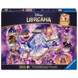 RAVENSBURGER VERLAG Erwachsenenpuzzle 1000 Teile - Disney Lorcana - Glimmers of the Realm: Amethyst