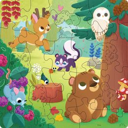 RAVENSBURGER VERLAG Kinderpuzzle 22 Teile - Fr&ouml;hliche Waldfreunde