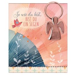 Engel-Schl&uuml;sselanh&auml;nger - So wie du bist, bist du ein Segen (1 St&uuml;ck)