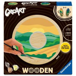 RAVENSBURGER VERLAG CreArt, Malen nach Zahlen Wooden - Hills