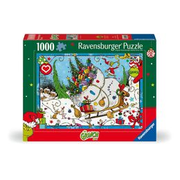 RAVENSBURGER VERLAG Erwachsenenpuzzle 1000 Teile - Der Grinch