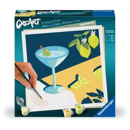 RAVENSBURGER VERLAG CreArt, Malen nach Zahlen Adults Trend - Lemon Mocktail