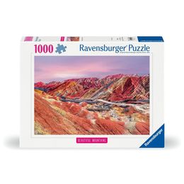 RAVENSBURGER VERLAG Erwachsenenpuzzle 1000 Teile - Regenbogenberge, China