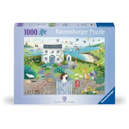 RAVENSBURGER VERLAG Erwachsenenpuzzle 1000 Teile - Haus an der K&uuml;ste