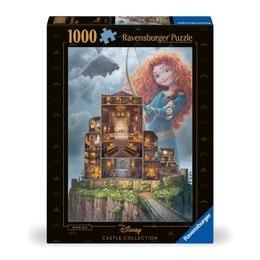 RAVENSBURGER VERLAG Erwachsenenpuzzle 1000 Teile - Disney Prinzessinnen - Disney Castles: Merida