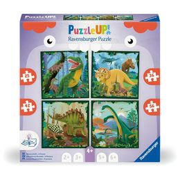 RAVENSBURGER VERLAG Kinderpuzzle 25, 36, 42, 56 Teile - Puzzle UP! Dinosaurier