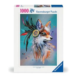 RAVENSBURGER VERLAG Erwachsenenpuzzle 1000 Teile - Boho Fuchs