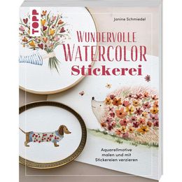 Wundervolle Watercolor Stickerei
