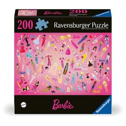 RAVENSBURGER VERLAG Erwachsenenpuzzle 200 Teile - Barbie - Inspirierende M&auml;dchen seit 1959