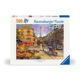 RAVENSBURGER VERLAG Erwachsenenpuzzle 500 Teile - Spaziergang durch Paris