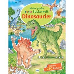 Meine gro&szlig;e bunte Stickerwelt - Dinosaurier