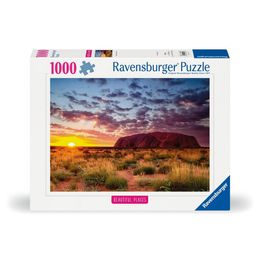RAVENSBURGER VERLAG Erwachsenenpuzzle 1000 Teile - Ayers Rock in Australien