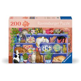 RAVENSBURGER VERLAG Erwachsenenpuzzle &raquo;Katzen im Regal&laquo;