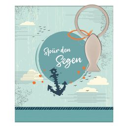 Fisch-Schl&uuml;sselanh&auml;nger - Sp&uuml;r den Segen (1 St&uuml;ck)