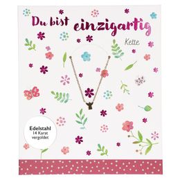 Edelstahl-Kette - Du bist einzigartig (1 St&uuml;ck)