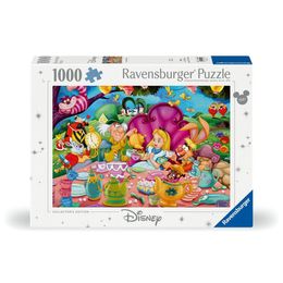 RAVENSBURGER VERLAG Erwachsenenpuzzle 1000 Teile - Disney Classics - Alice im Wunderland