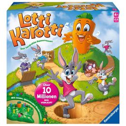 RAVENSBURGER VERLAG Ravensburger Kinderspiele 22343 - Lotti Karotti - Wettlaufspiel f&uuml;r 2 bis 4 Spie...