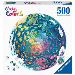 RAVENSBURGER VERLAG Ravensburger Puzzle 17170 Circle of Colors - Ocean & Submarine 500 Teile Puzzle