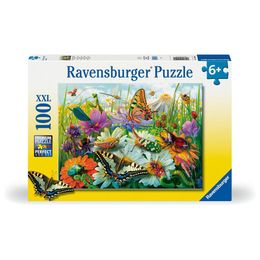 RAVENSBURGER VERLAG Kinderpuzzle 100 XXL Teile - Wunderwelt der Insekten