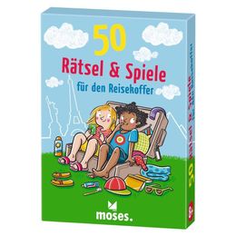 50 R&auml;tsel & Spiele f&uuml;r den Reisekoffer