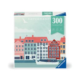RAVENSBURGER VERLAG Erwachsenenpuzzle 300 Teile - Kopenhagen