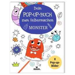 Dein Pop-Up-Buch zum Selbermachen - Monster