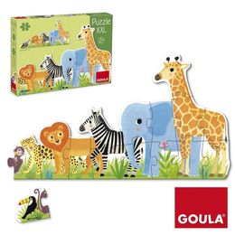 Goula Puzzle XXL Dschungel, von klein bis gro&szlig; - 16 Teile