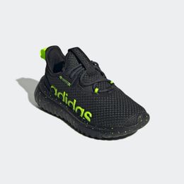 M&auml;dchen Sneaker "KAPTIR 4.0 KIDS", adidas Sportswear, Gr. 34core schwarz, lucid lemon, core schwarz, Synthetik, Textil, Schuhe, f&uuml;r Kinder &