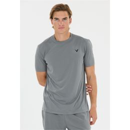 Virtus Herren Funktionsshirt "Nessee", grau, Gr. M, unifarben, 100% Polyester, Shirts, in atmungsaktiver Qualit&auml;t
