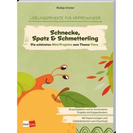 Die sch&ouml;nsten Mini-Projekte zum Thema Tiere: Schnecke, Spatz & Schmetterling