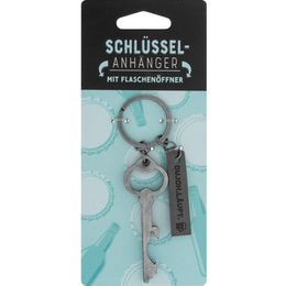 Schl&uuml;sselanh&auml;nger mit Flaschen&ouml;ffner "L&auml;uft"