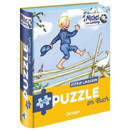 Oetinger Michel aus L&ouml;nneberga. Puzzle im Buch. 100 Teile