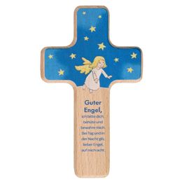 Kinderholzkreuz - Guter Engel, ich bitte dich... (1 St&uuml;ck)