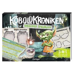 Oetinger KoboldKroniken. Koboldiger Spielblock. 3-in-1 Nur echt mit dem Kobold