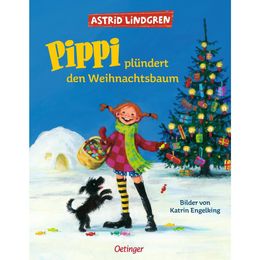 Oetinger Pippi pl&uuml;ndert den Weihnachtsbaum