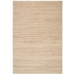 Wollteppich Theko, B:60cm H:20mm L:90cm, beige, Wolle, Wohnzimmer, Teppiche, "Janne, Berber Teppich, Wolle, meliert, handgearbeitet", handgetuftet,