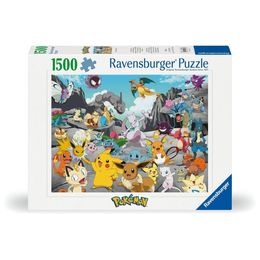 RAVENSBURGER VERLAG Erwachsenenpuzzle 1500 Teile - Pok&eacute;mon Classics