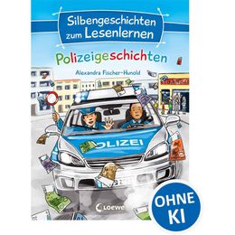 Silbengeschichten zum Lesenlernen - Polizeigeschichten