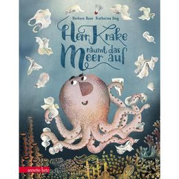 Herr Krake r&auml;umt das Meer auf
