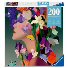 RAVENSBURGER VERLAG Erwachsenenpuzzle 200 Teile - Iris