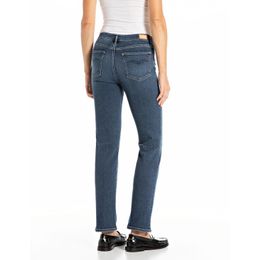 Replay Damen Straight-Jeans "ZOLIE", blau, Gr. 33, Denim/Jeans, Obermaterial: 83% Baumwolle, 10% Modal, 4% Elastomultiester, 3% Elasthan, Jeans