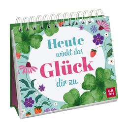Aufsteller &raquo;Heute winkt das Gl&uuml;ck dir zu&laquo;