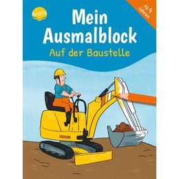 Mein Ausmalblock. Auf der Baustelle